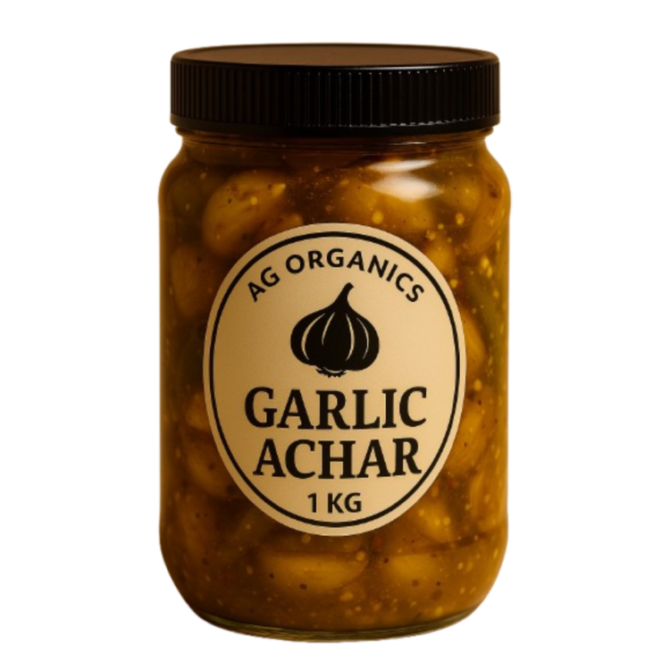 Home Made Garlic Achar – 1 KG - Dastras Online Store